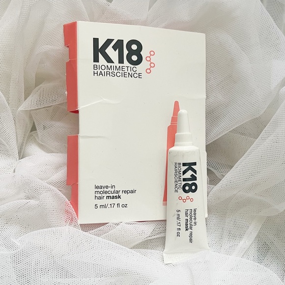 K18 | Hair | K8 Biomimetic Hairscience Leavein Molecular Repair Hair Mask Sample 17 Floz | Poshmark